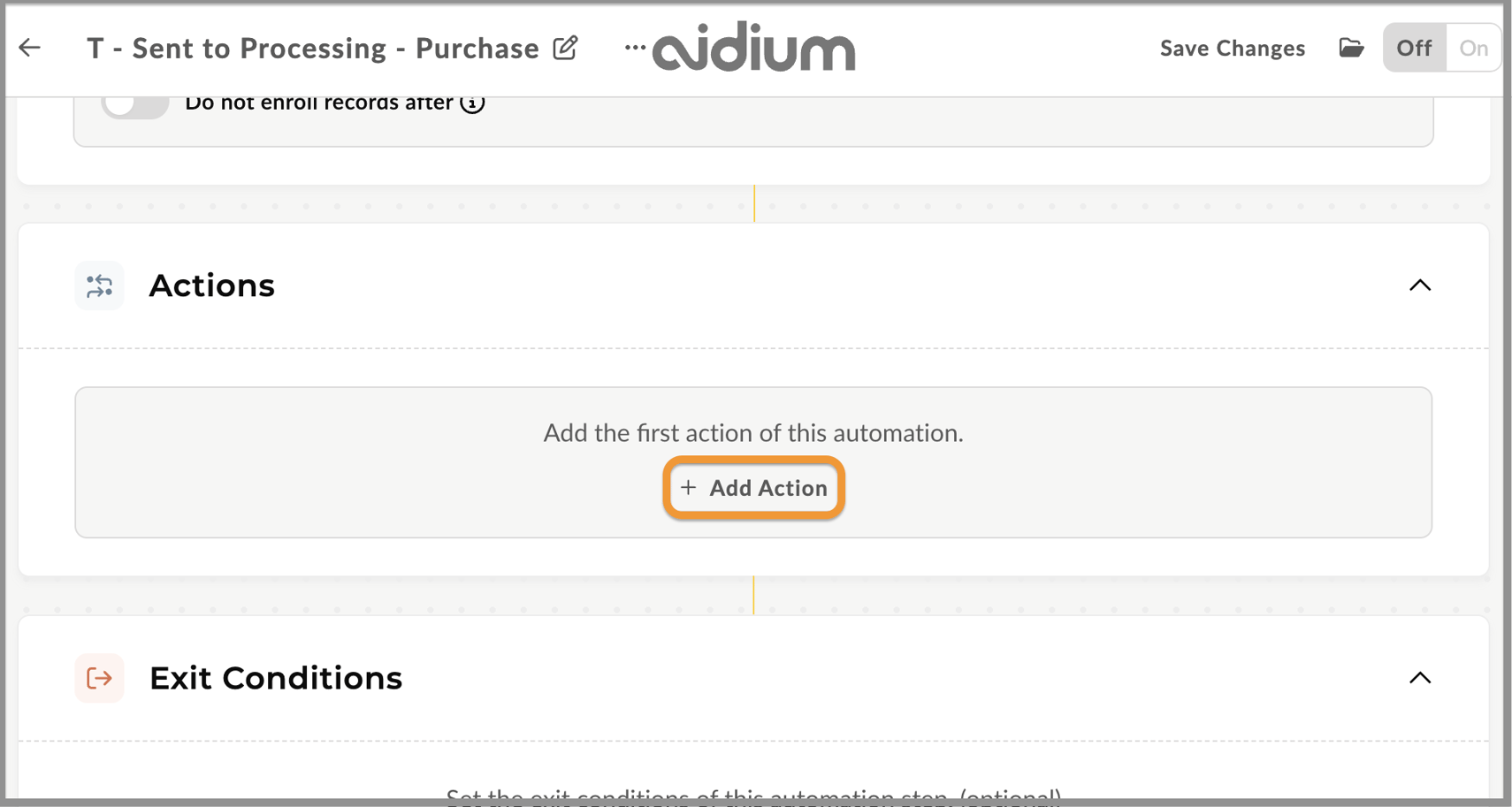 Transaction Based Automations In Aidium