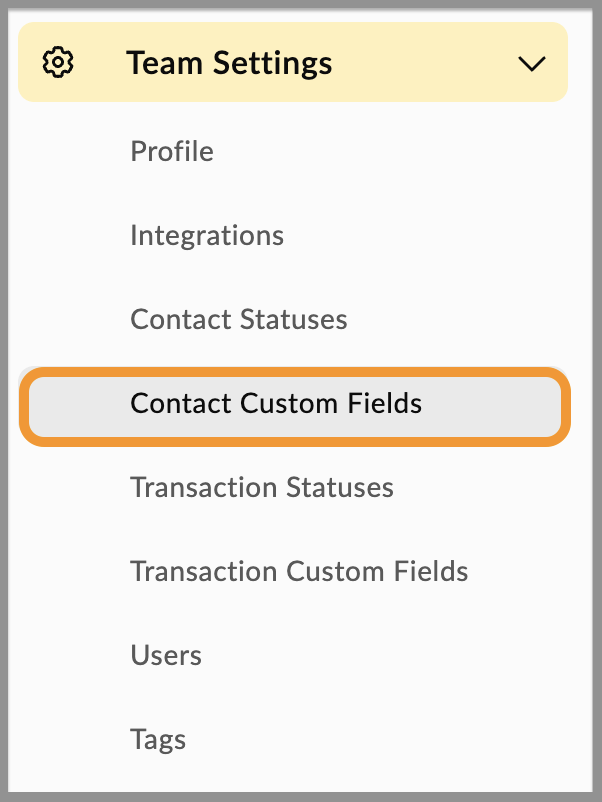 Using Custom Contact Fields