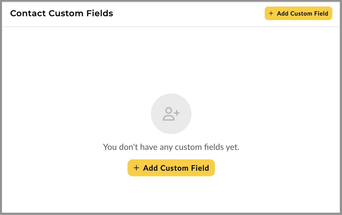 Using Custom Contact Fields