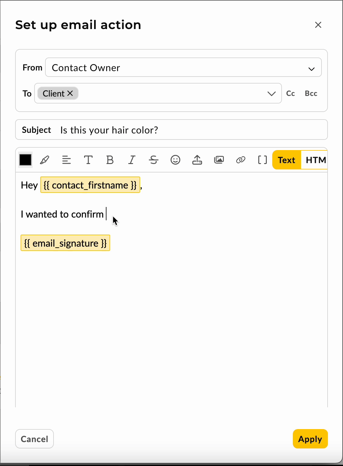 Using Custom Contact Fields