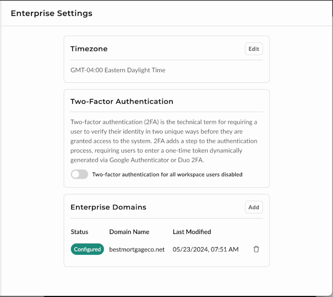 Enterprise Domain Admin Setup - Send Automated and Bulk Email Using Your Company Domain