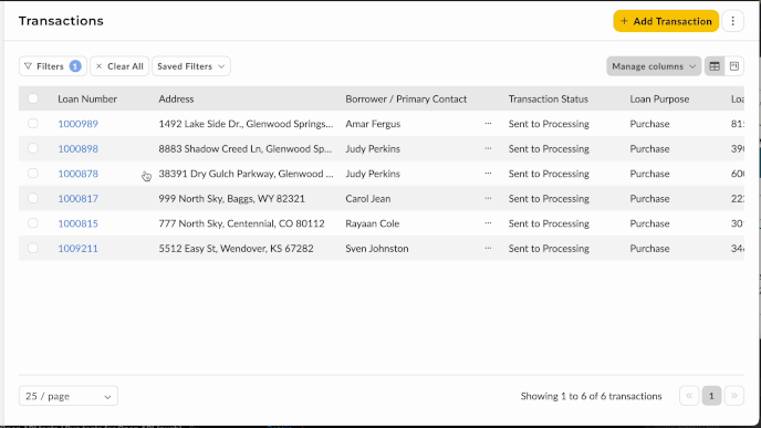 How to Filter Your Transactions