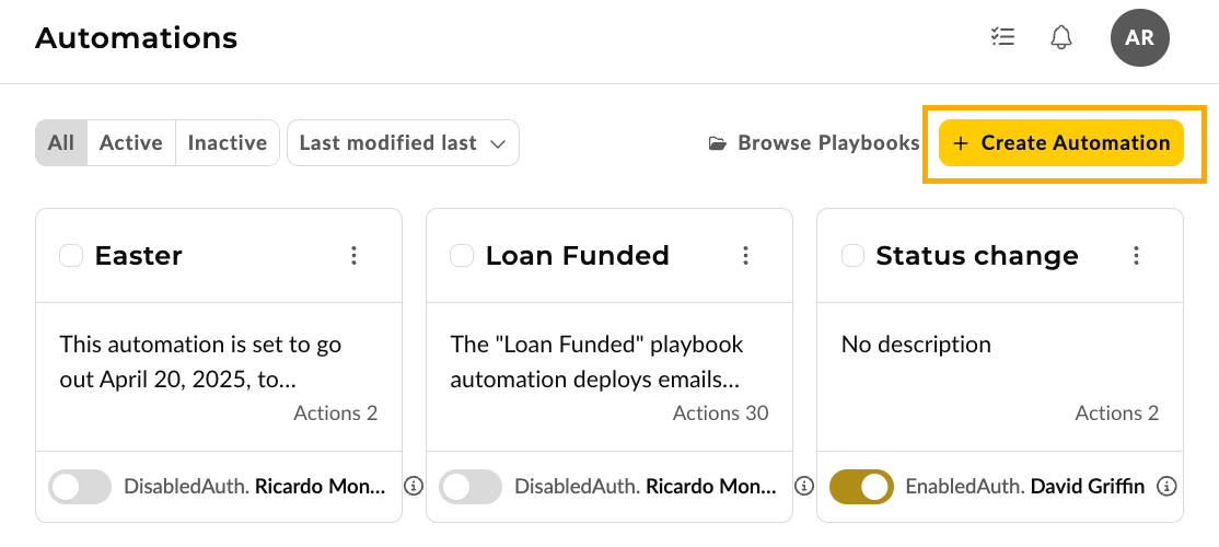 Transaction-Based Automations in Aidium
