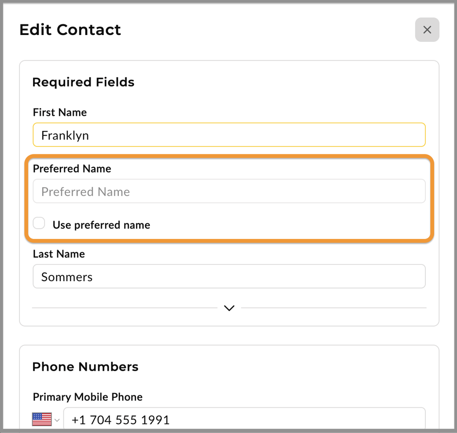 Understanding Preferred Name (Nickname)