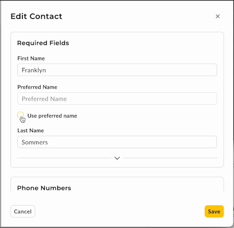 Understanding Preferred Name (Nickname)