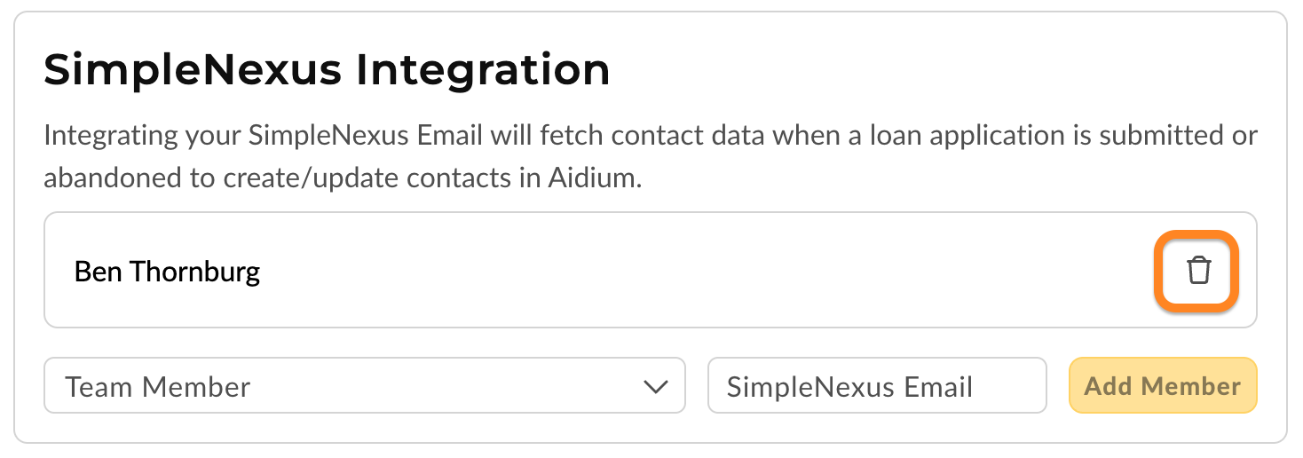 SimpleNexus Integration for Users