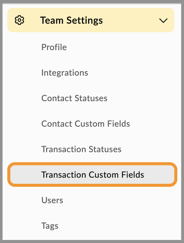 Using Custom Transaction Fields Using Custom Transaction Fields