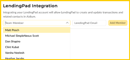 LendingPad Integration